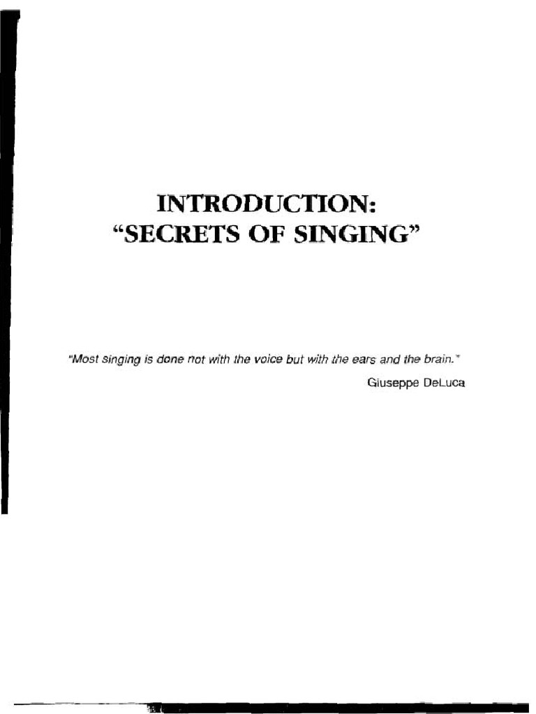 Mastering Vocal Technique Secrets | PDF | Singing | Vocal Pedagogy