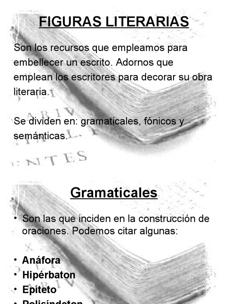 Figuras Literarias: Ejemplos y Tipos | PDF | Lingüística