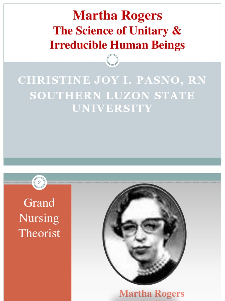 Martha Rogers | PDF | System | Theory