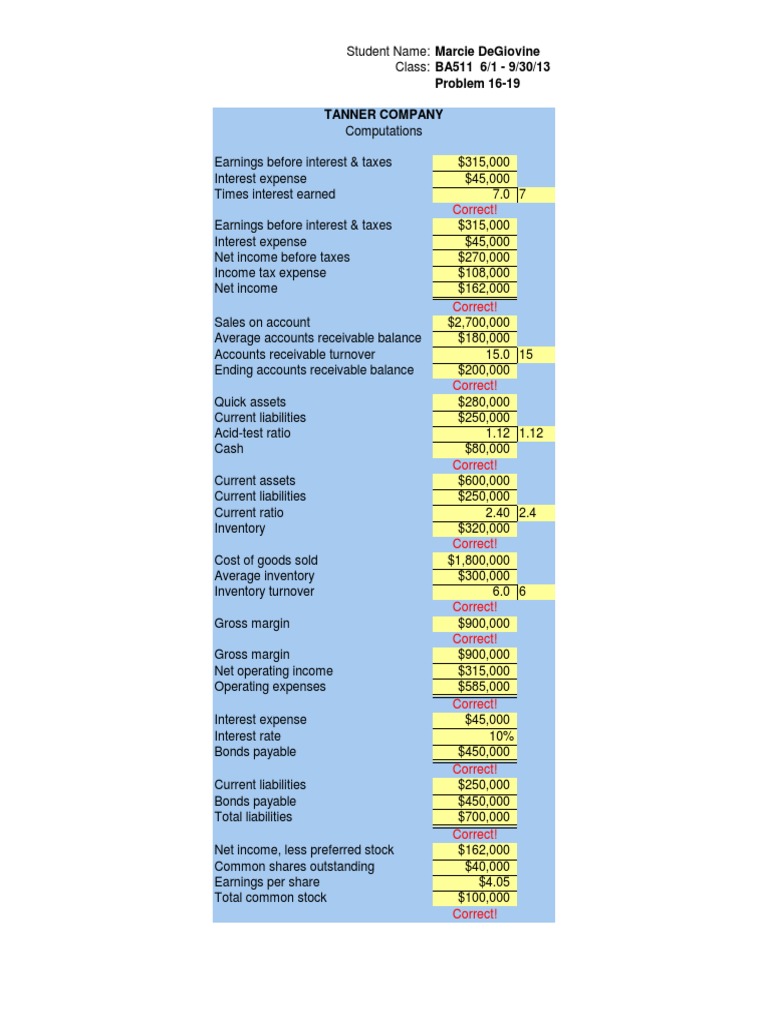 Lesson 10 Assignment 4 | PDF | Equity (Finance) | Revenue