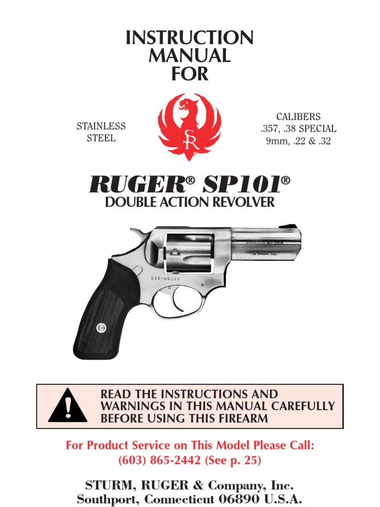 Ruger#sp 101 | PDF | Trigger (Firearms) | Revolver