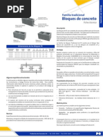 Block Doble Hueco Ligero de Tepezil 12x20x40 | PDF | Ingeniería de ...