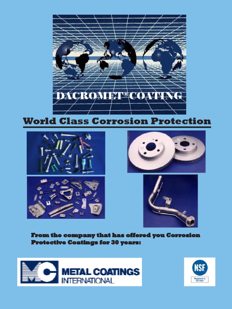 Dacromet Coating: World Class Corrosion Protection | PDF | Corrosion ...