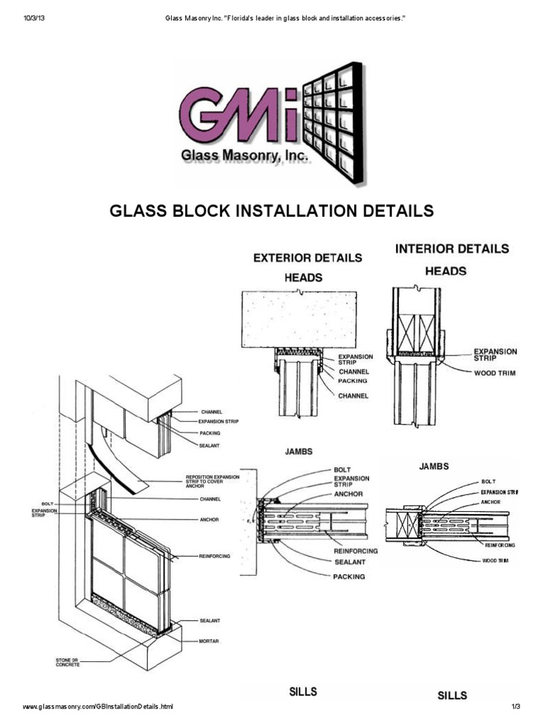 Glass Masonry Inc. _Florida's Leader in Glass Block and Installatidfon ...
