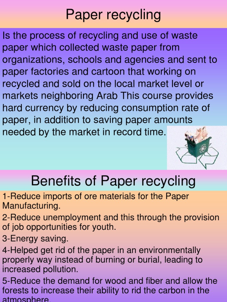 Paper Recycling | PDF | Paper | Recycling