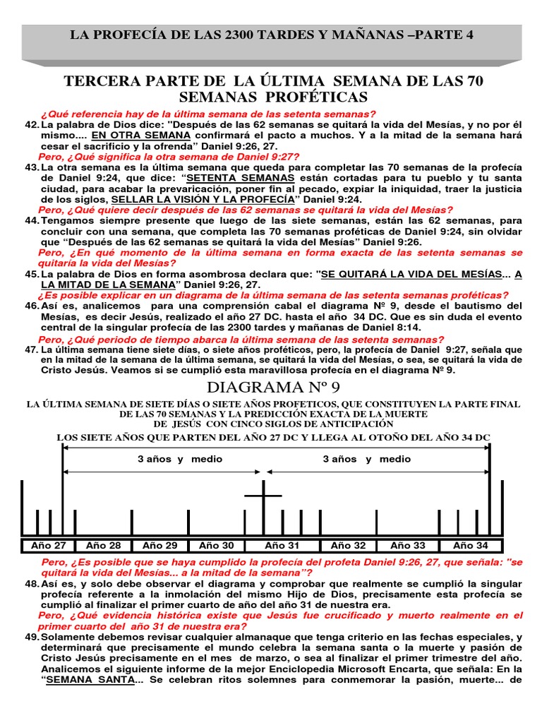 Setenta Semanas | PDF | Profecía | Jesús