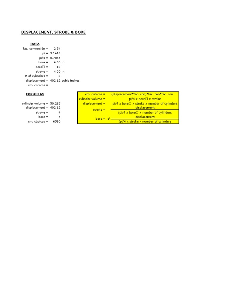 Auto Math Formulas - Automobile | PDF | Horsepower | Transmission ...