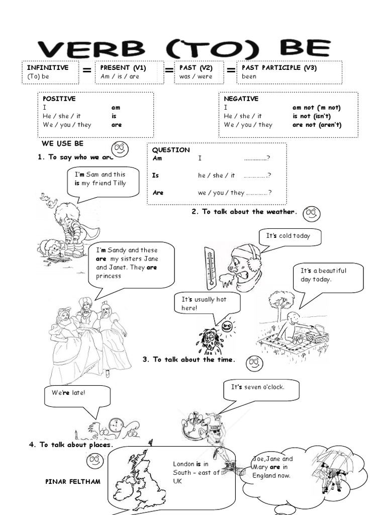 Islcollective Verb Be Grammar Guide 93794d47c5ae3d4aa5 87505448 | PDF