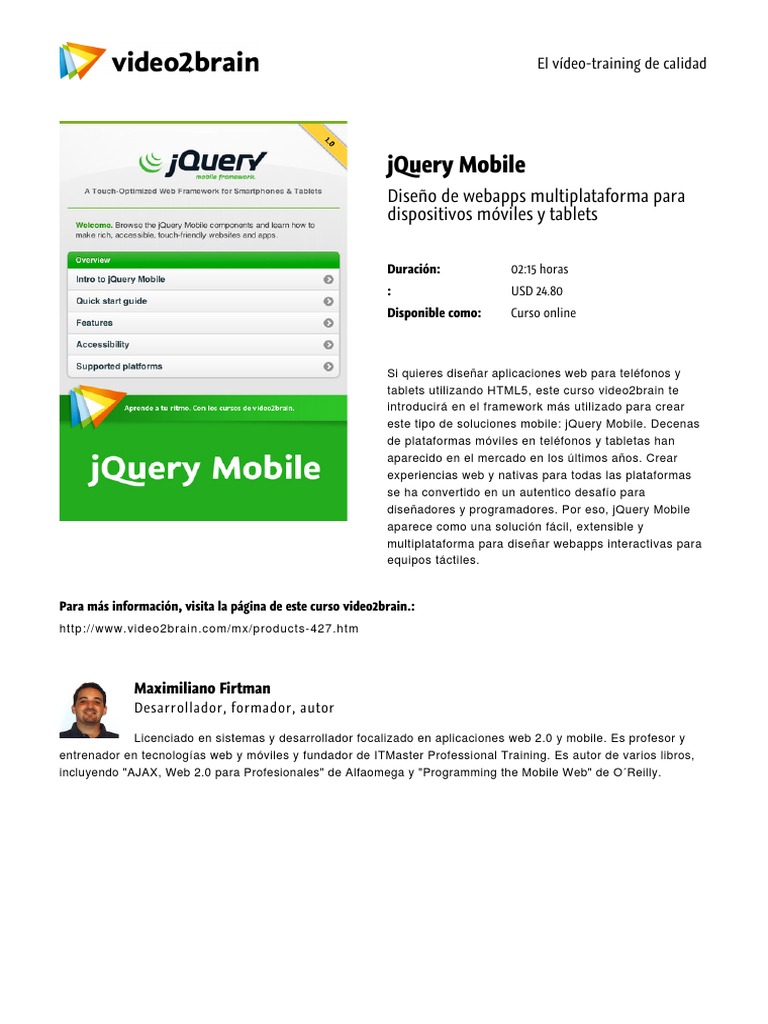 Jquery Mobile | PDF