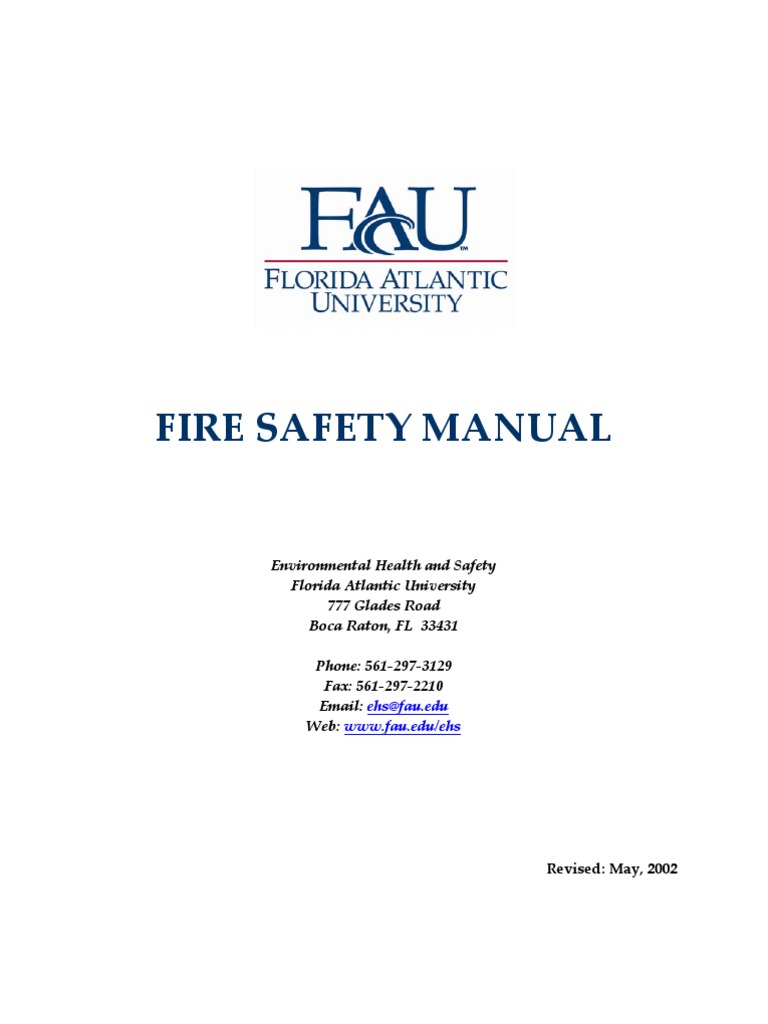 Fire Safety Manual | Fire Safety | Fire Sprinkler System