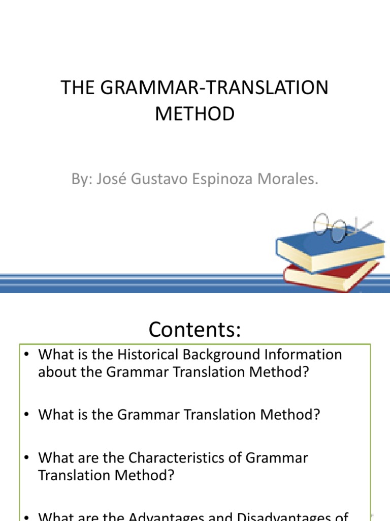 The Grammar-Translation Method | PDF | Second Language | Translations