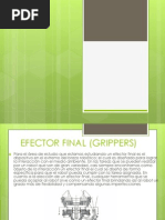 Efectores Finales | PDF | Robot | Robótica
