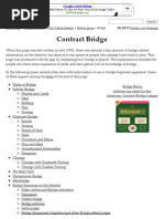 Bridge Bidding Cheat Sheet | PDF | Games Of Mental Skill | Gaming Devices