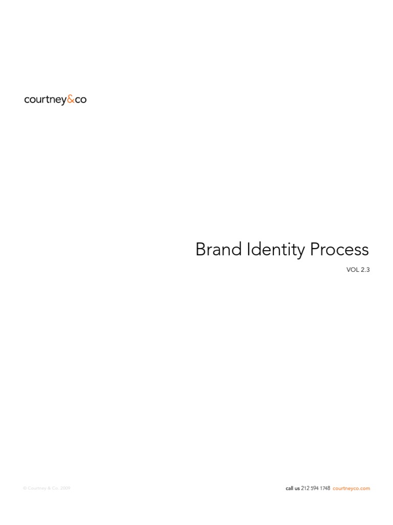 Brand Identity Process: © Courtney & Co. 2009 | PDF | Logos | Brand