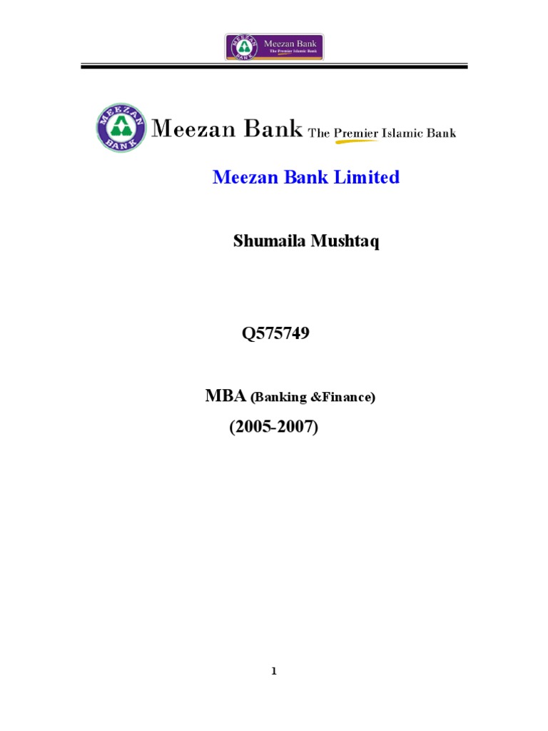 MBL Report | PDF | Transaction Account | Islamic Banking And Finance