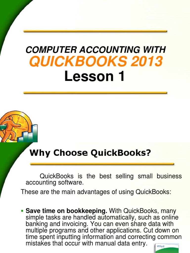 A. QB Lesson 1 (All About QB) | PDF | Quick Books | Bookkeeping
