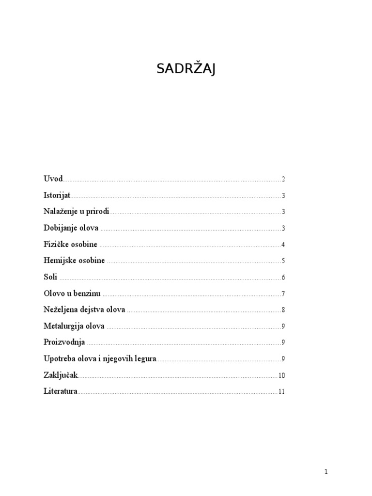 Olovo | PDF
