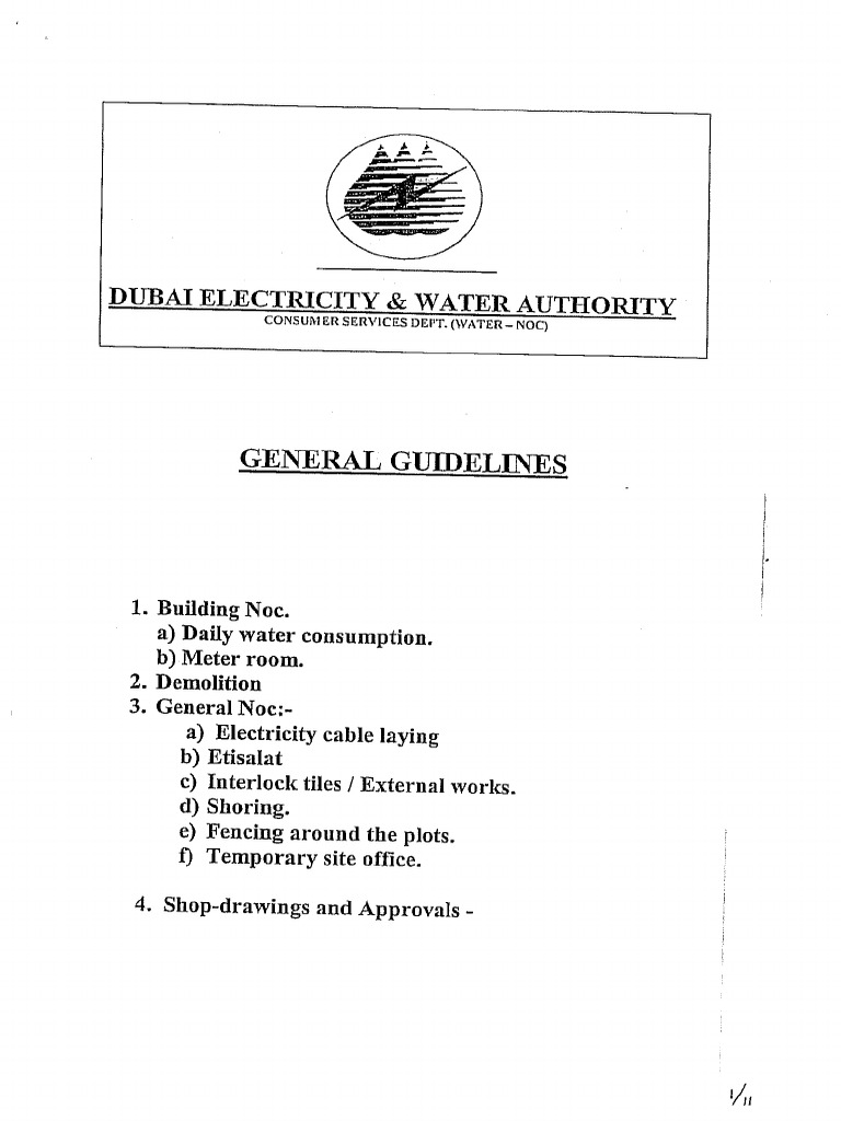 DEWA-Water (New Regulation) PDF | PDF | Language Arts & Discipline