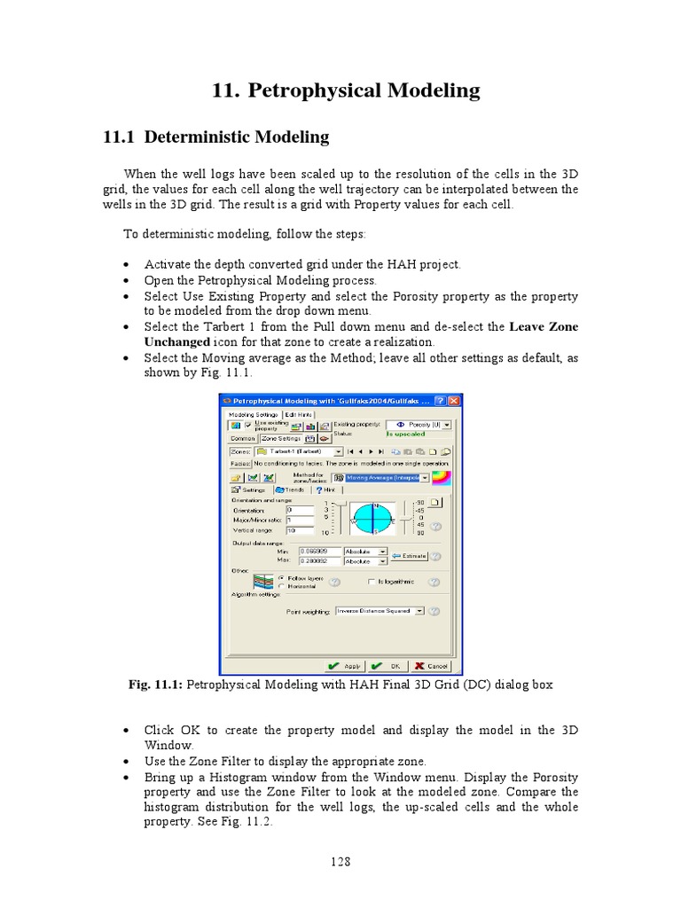 Petropysical Modeling | PDF | Permeability (Earth Sciences) | Tab (Gui)