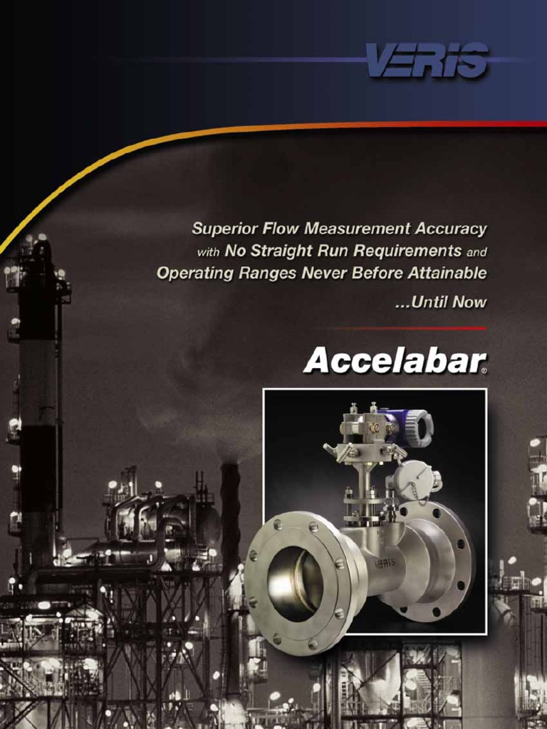 Accelabar Brochure-Yoko 1-07 PDF | PDF | Flow Measurement | Fluid Dynamics