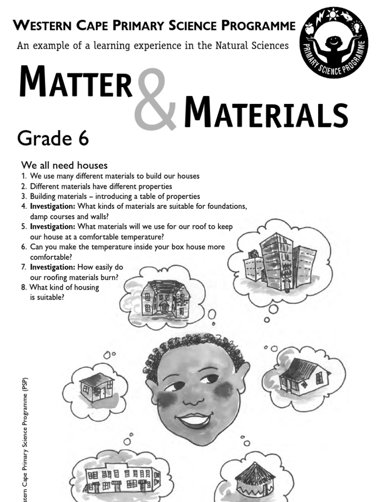 Matter and Materials (Grade 6 English) | PDF | Brick | Roof