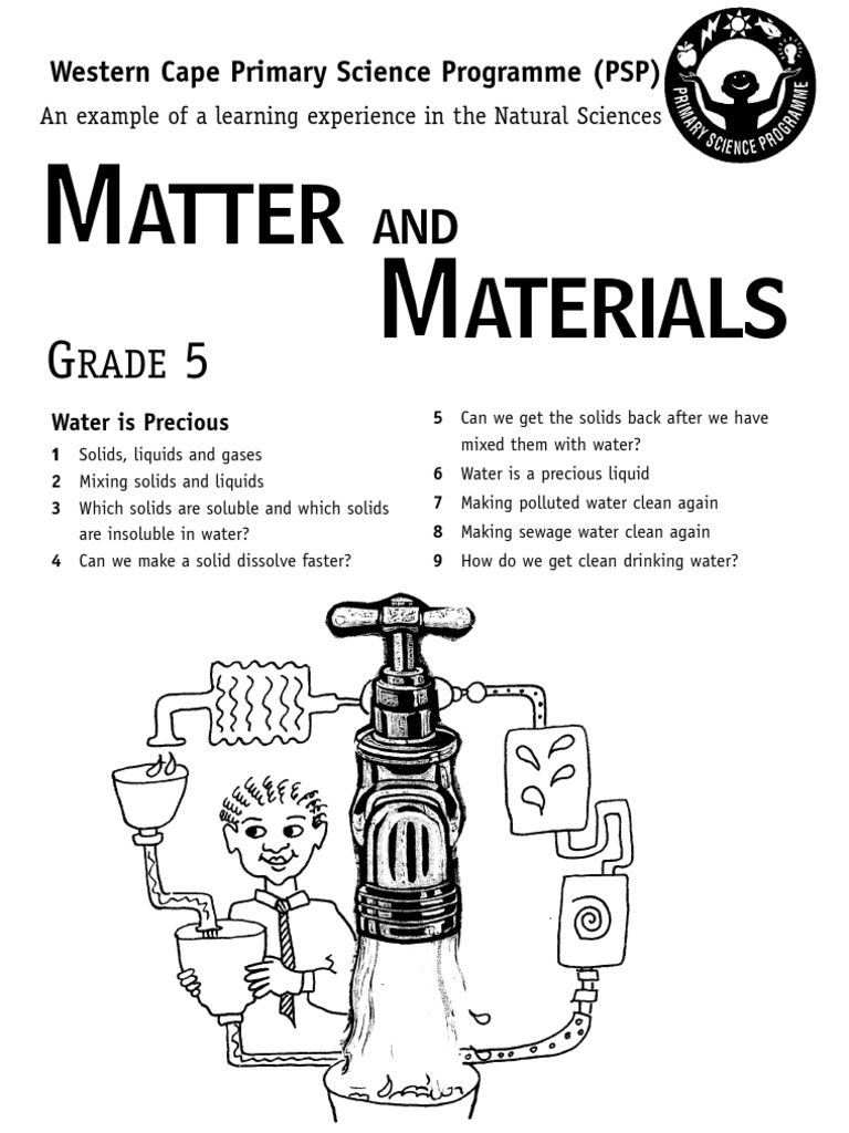 Matter and Materials (Grade 5 English) | PDF | Solubility | Solution