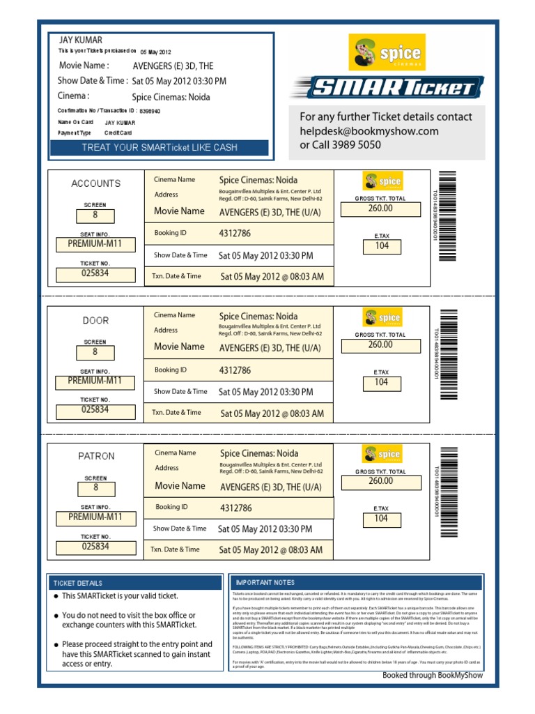 For Any Further Ticket Details Contact or Call 3989 5050: Treat Your ...