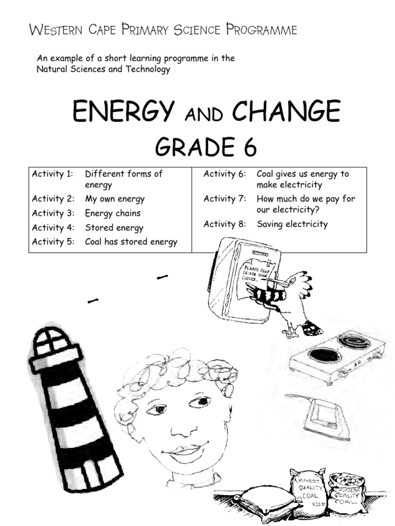Energy and Change (Grade 6 English) | PDF | Power Station | Fuels