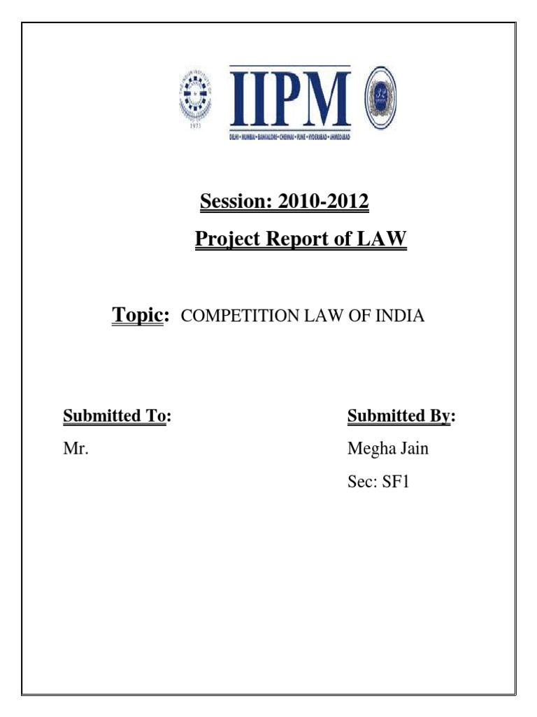 Competition Law India | PDF | Competition Law | Competition