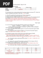 A Level Chemistry Data Booklet | PDF