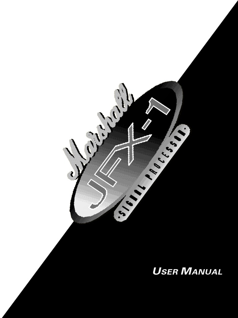 JFX - 1 HBK - Eng | PDF | Parameter (Computer Programming) | Amplifier