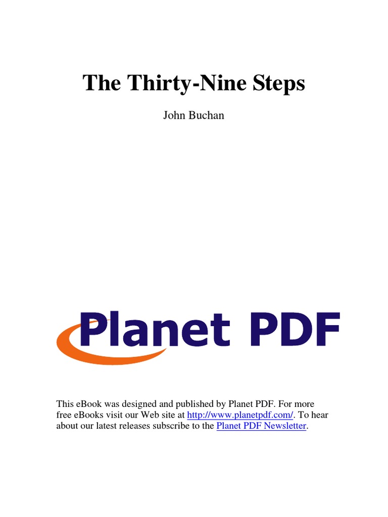 The Thirty-Nine Steps NT | PDF | The Thirty Nine Steps