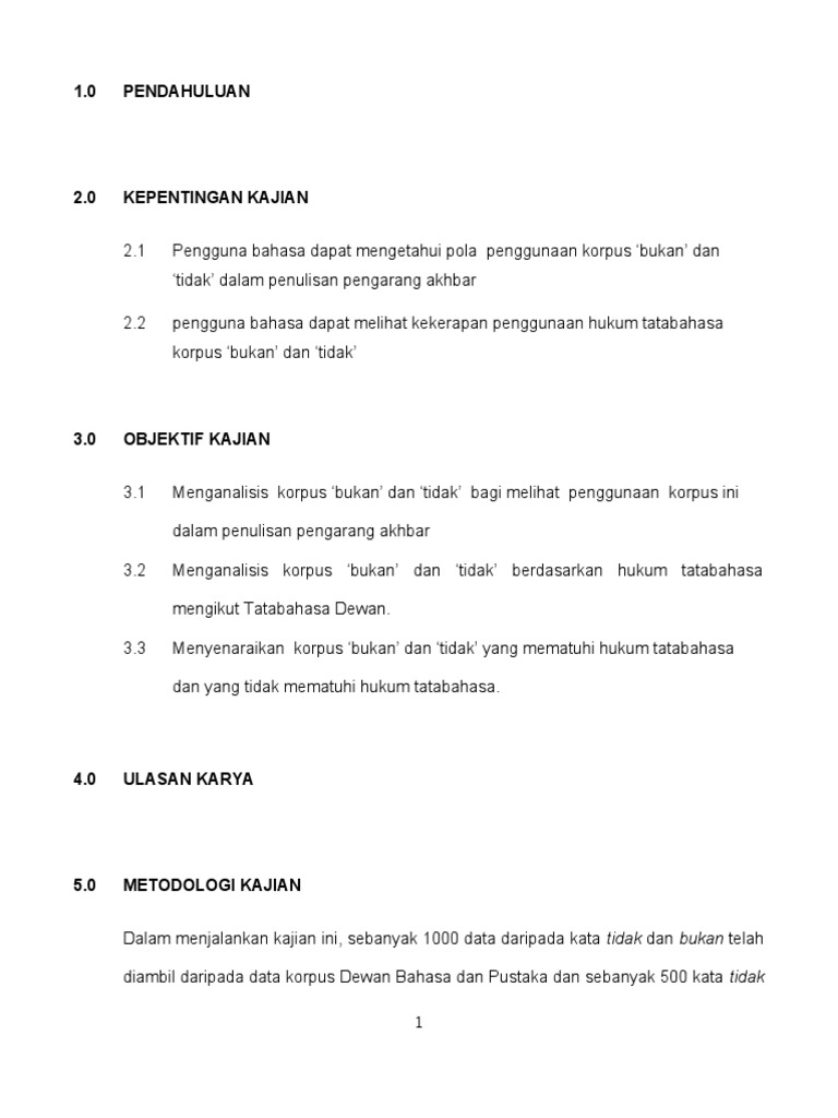 Analisis Korpus | PDF
