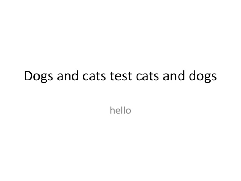 Dogs vs. Cats: Testing Behavior Insights | PDF