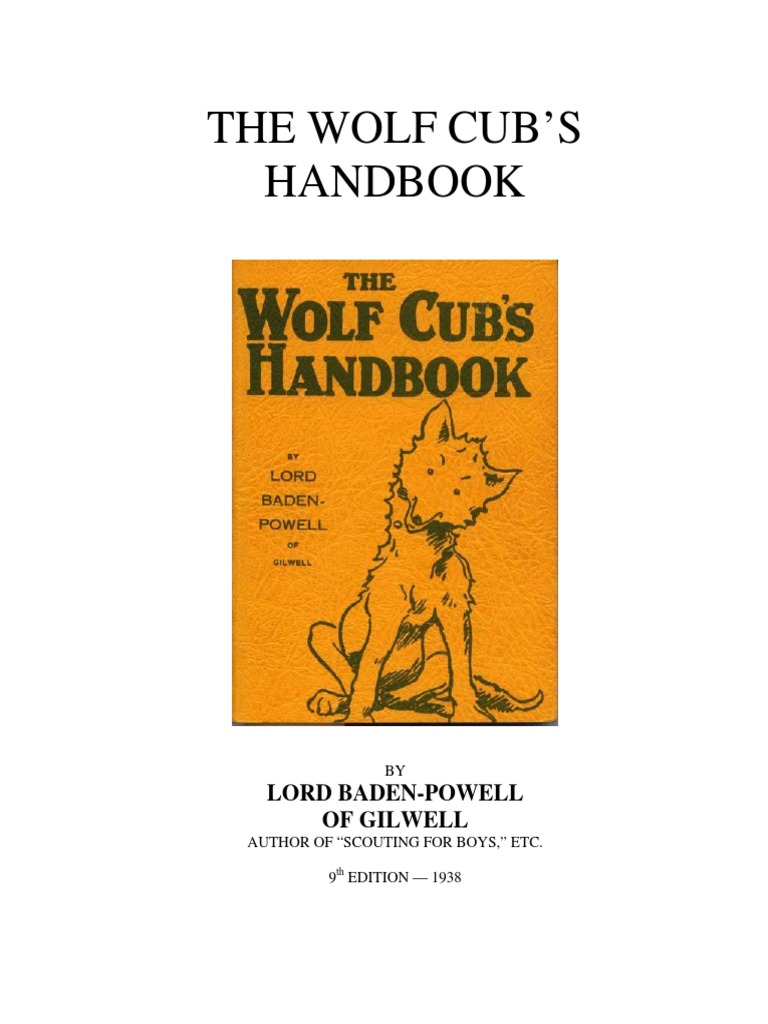 Wolf Cubs Handbook | PDF | Bagheera | Baloo