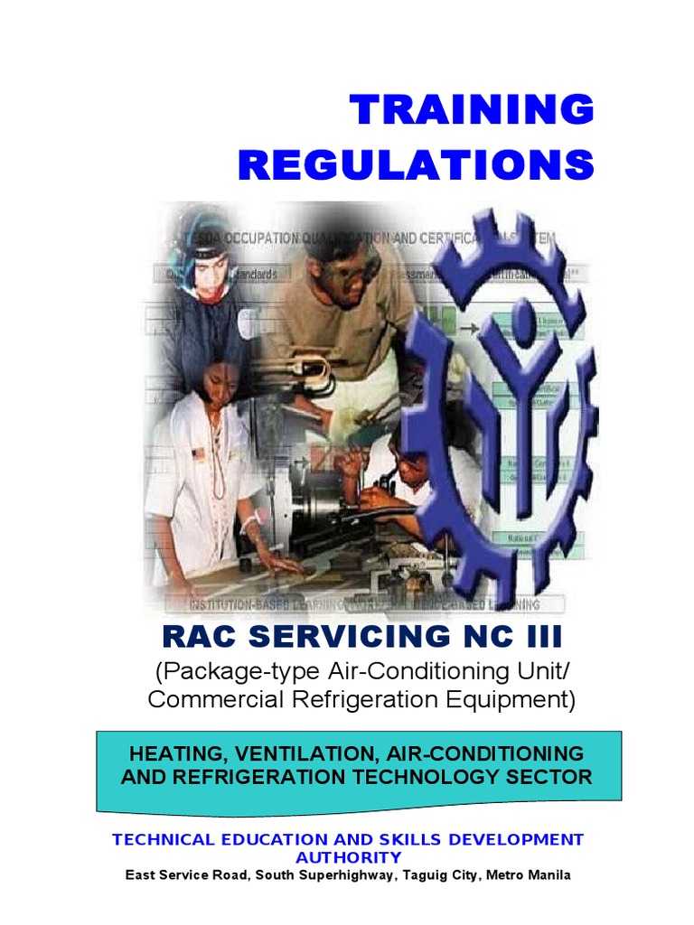 RAC Servicing NC III Training Regulations | PDF | Competence (Human ...
