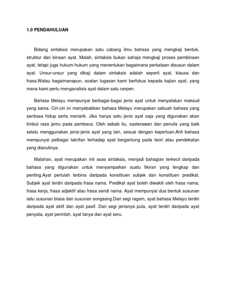 Definisi Ayat | PDF