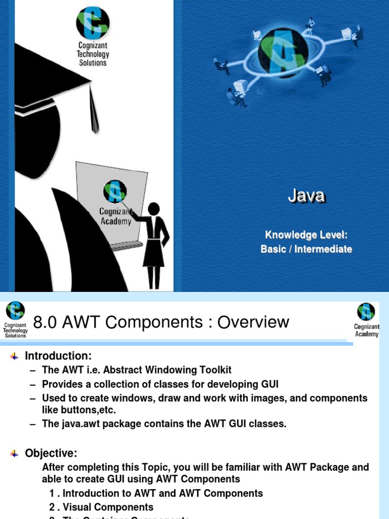 Chapter - 8 - 9 - 10 - Java GUI | PDF | Class (Computer Programming ...
