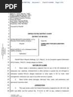 Motion For Judgment On The Pleadings Sample | PDF | Pleading | Lawsuit