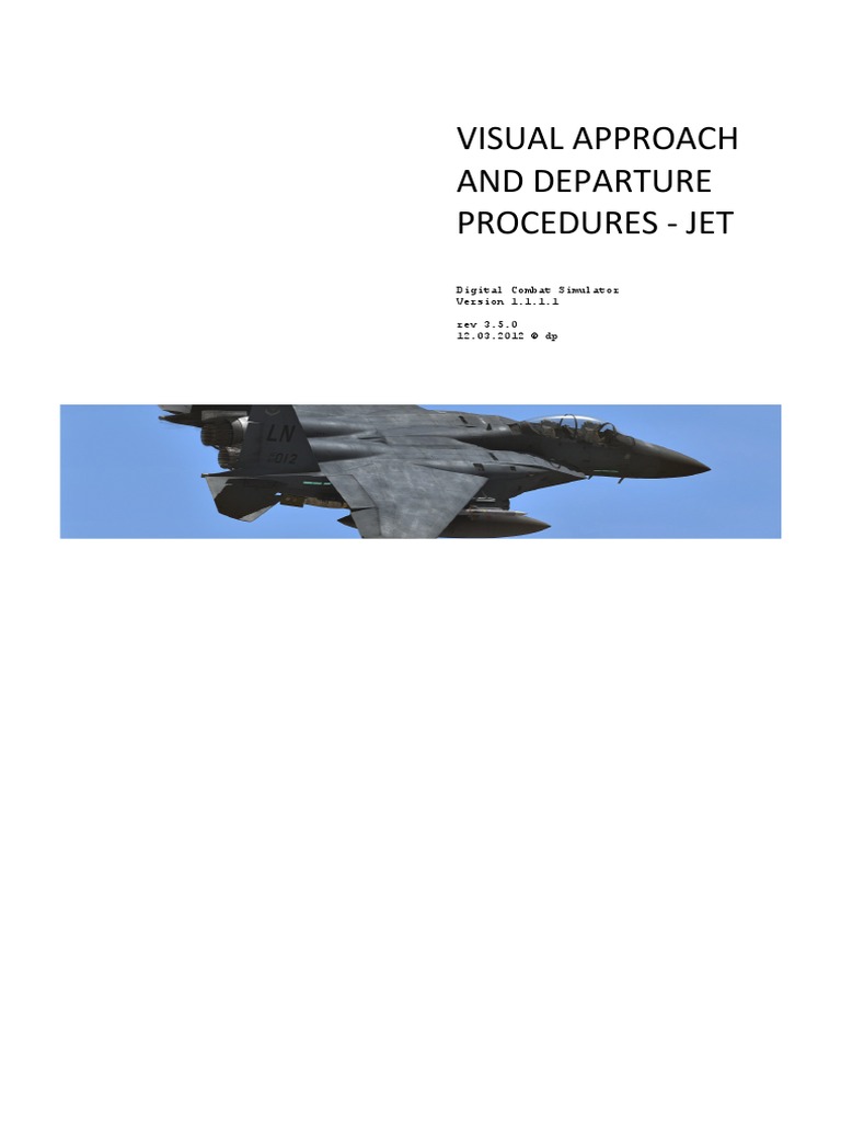 Aerodrome Charts and Visual Approach Departure Procedures | PDF ...