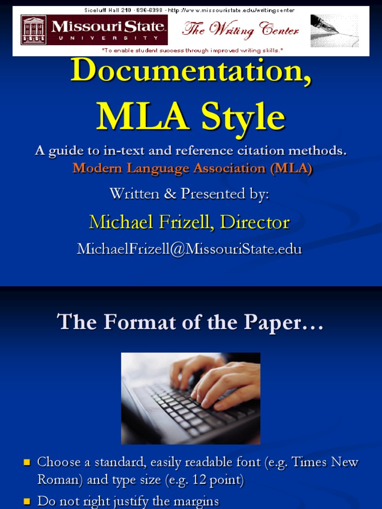 Mla Format | PDF | Citation | Bracket