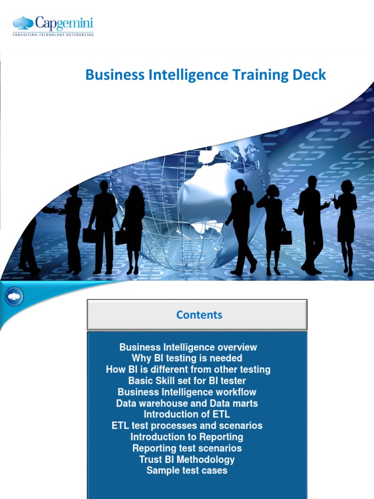 BI Testing Training Deck | PDF | Business Intelligence | Data Warehouse