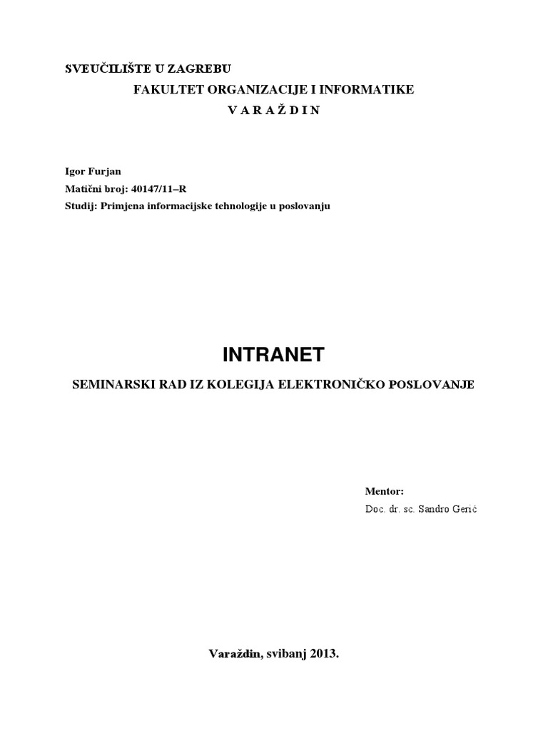Intranet | PDF
