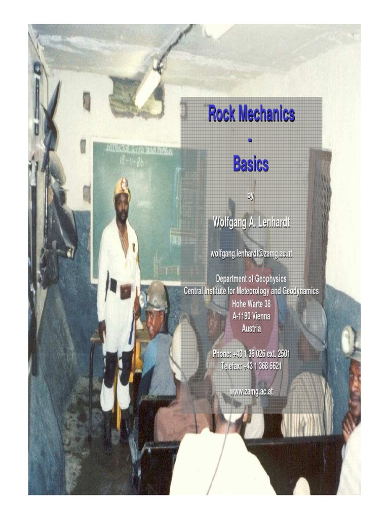 Rock Mechanics Basics | PDF