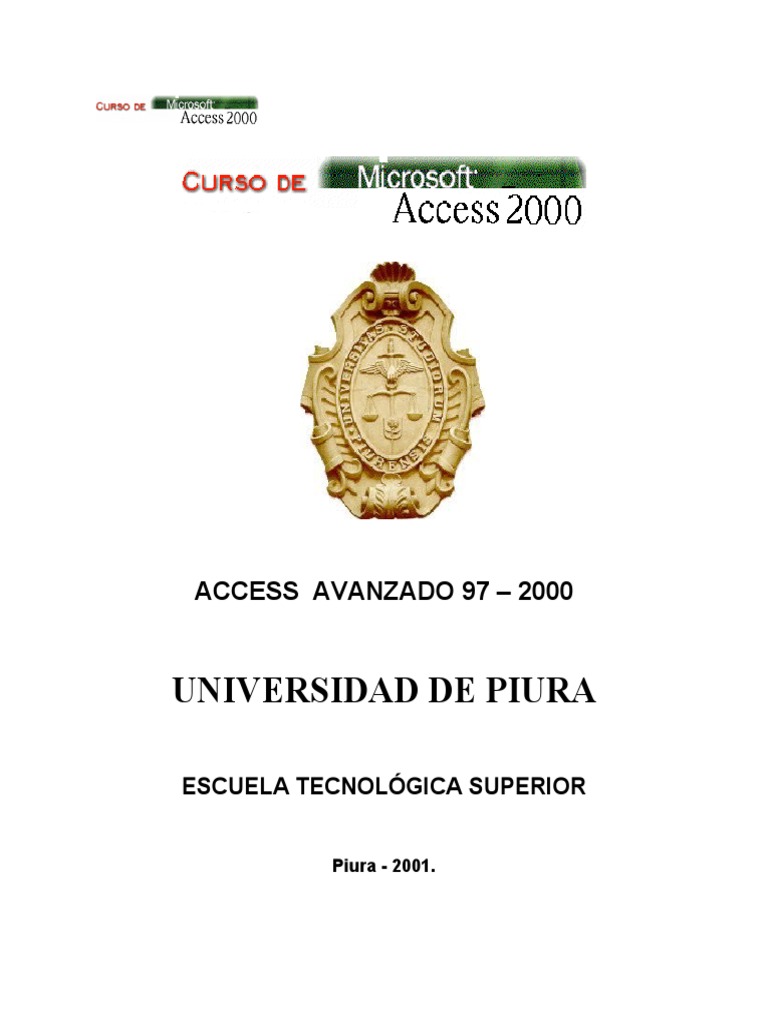 Access Avanzado Variado | PDF | Ventana (informática) | Tabla (base de ...