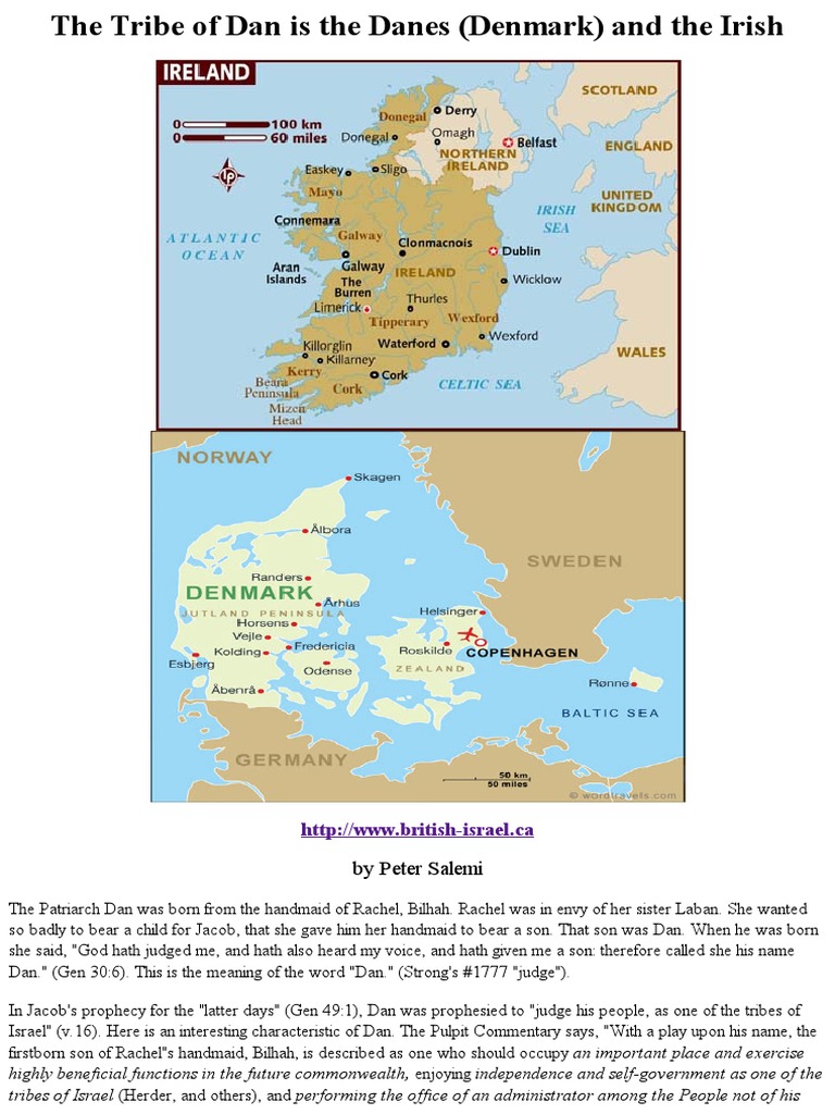 The Tribe of Dan Is The Irish & Denmark | PDF | Samson | Rachel