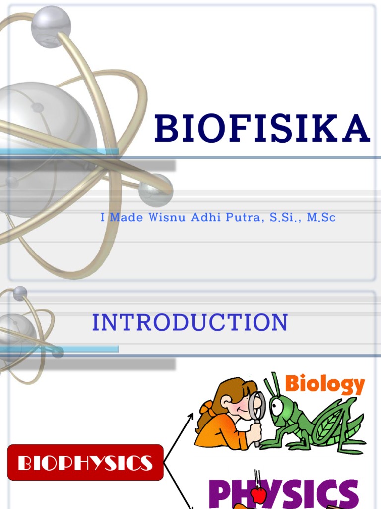 Chapter 1, Biofisika | PDF