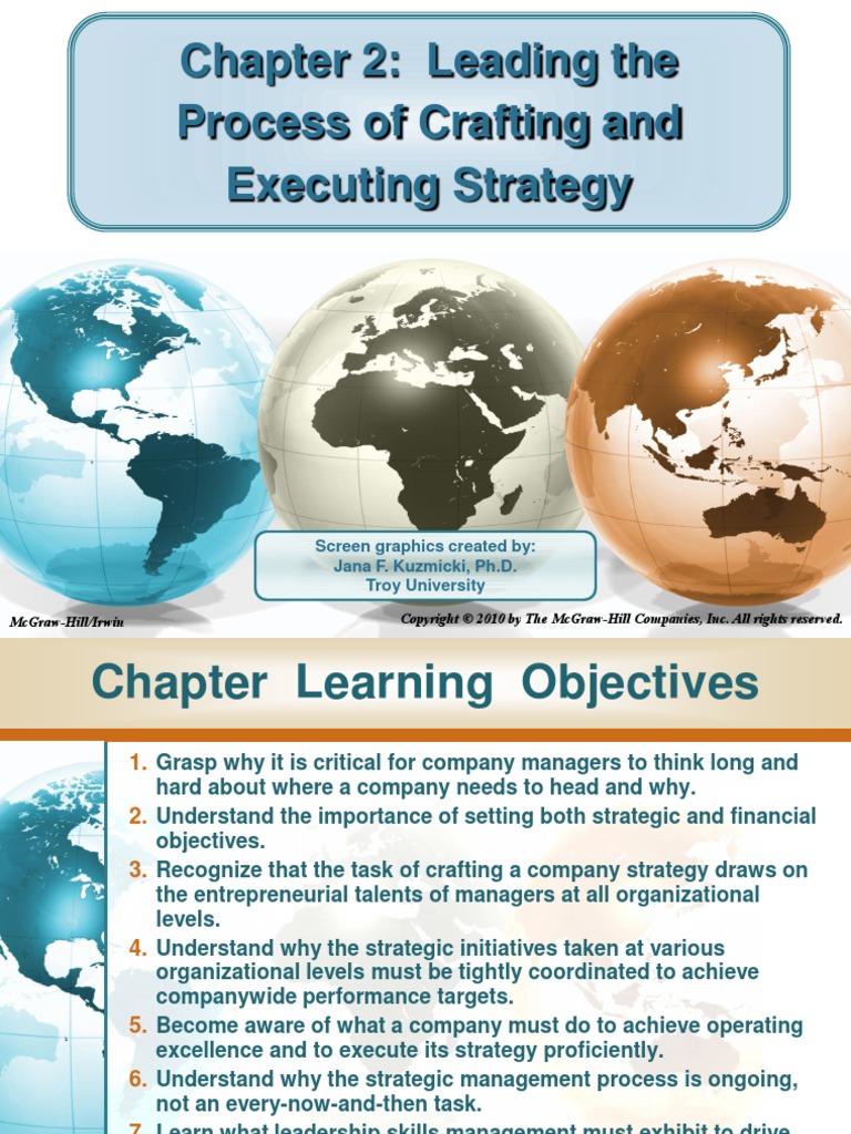 Chapter 2: Leading The Process of Crafting and Executing Strategy ...