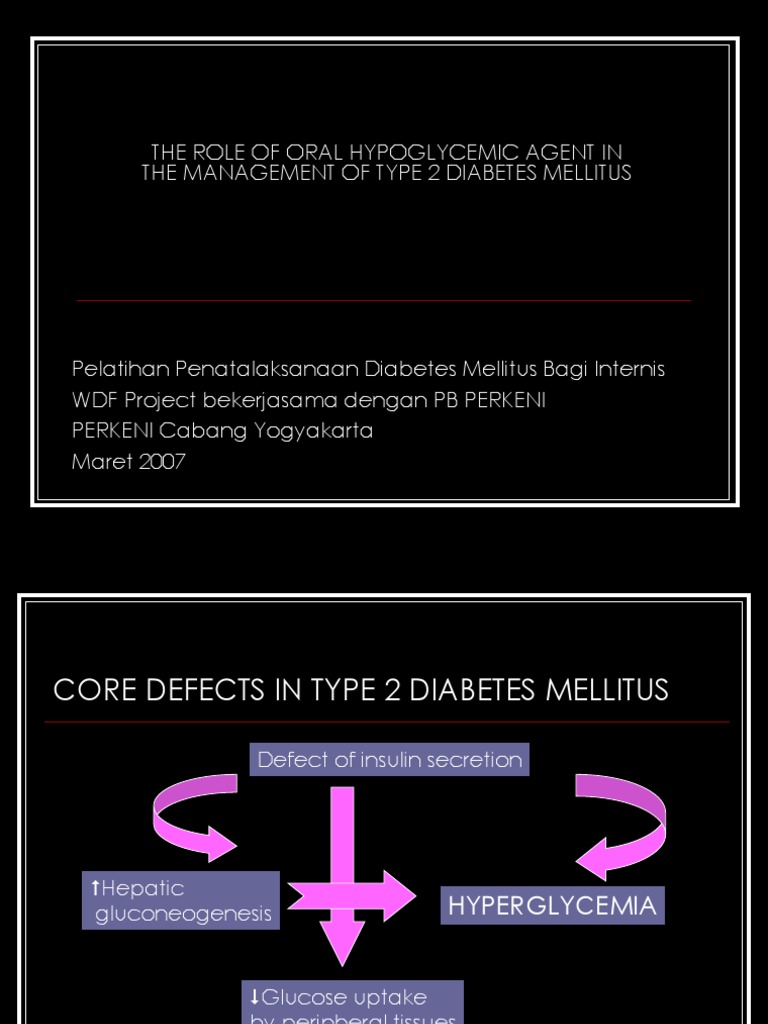 Oha in Diabetes Management | PDF | Diabetes Mellitus Type 2 | Hypoglycemia