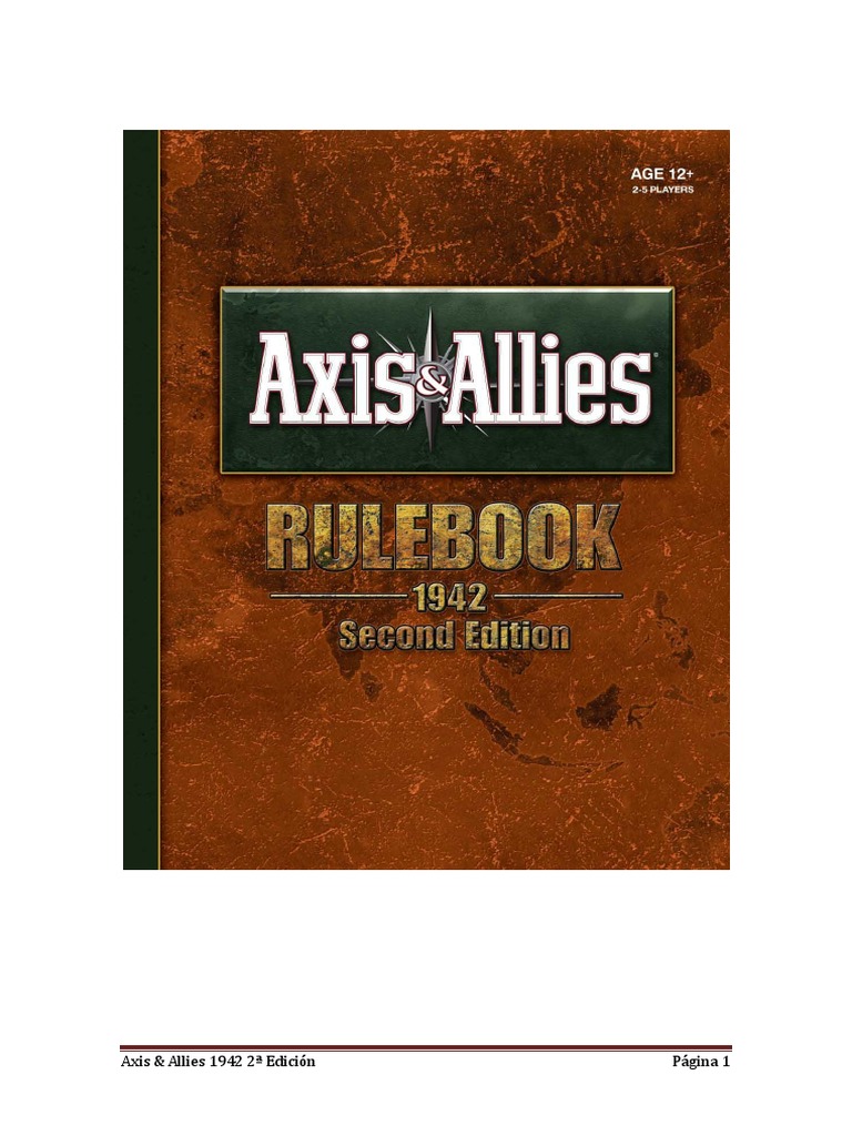 Axis & Allies 1942 2 Edición Castellano | PDF | Guerra Naval | Acorazado